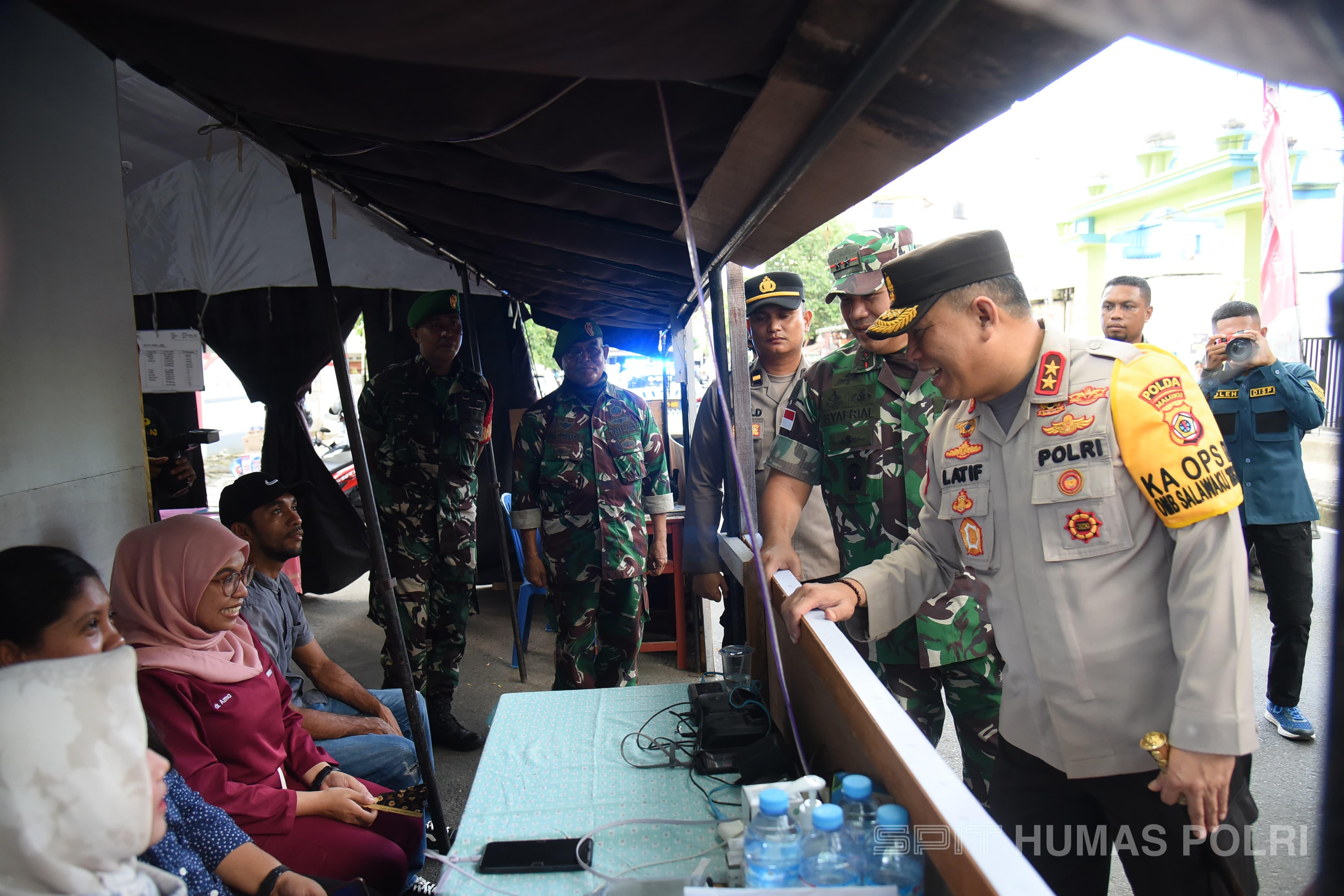 Kapolda Maluku Dan Pangdam Pattimura Tinjau Pengamanan Di Gereja Dan
