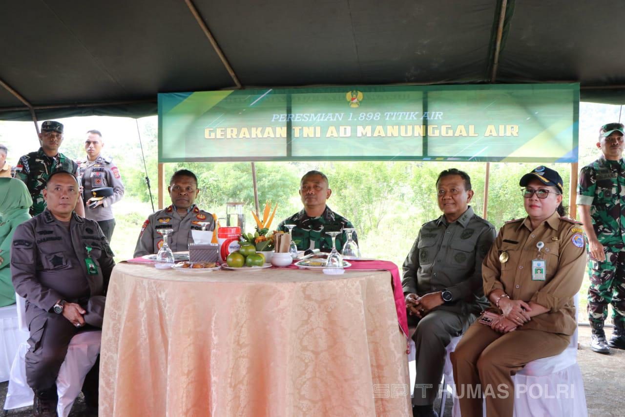 Launching Program Tni Ad Manunggal Air Tahun 2024 Di Papua
