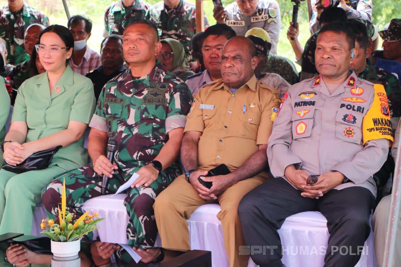 Launching Program Tni Ad Manunggal Air Tahun 2024 Di Papua