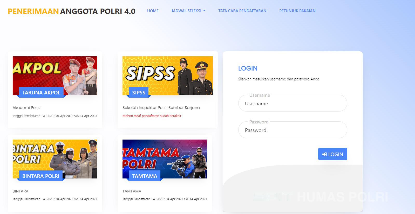 Polri Buka Pendaftaran Penerimaan Jalur Akpol Bintara Dan Tamtama ... Polri Buka Pendaftaran Penerimaan Jalur Akpol Bintara Dan Tamtama ...