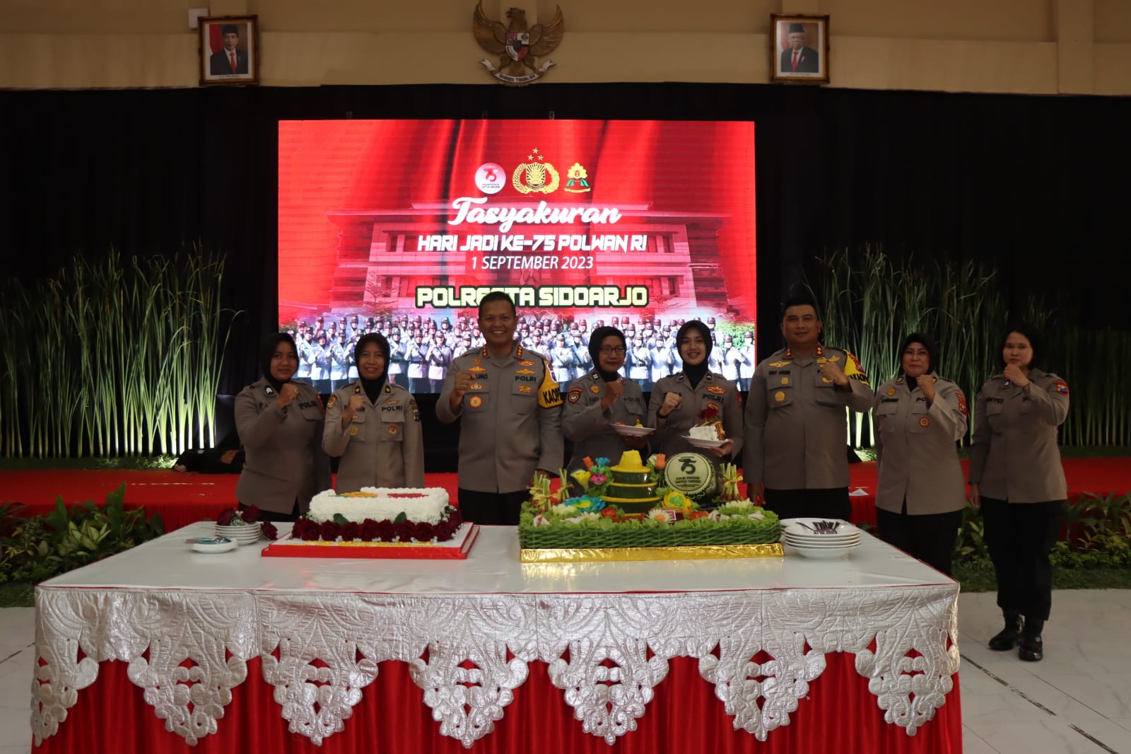 Upacara Syukuran Hari Jadi Ke 75 Polwan Ri Diwarnai Kehadiran Pejabat