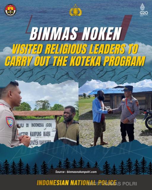 Binmas Noken Yahukimo sambangi tokoh agama dan Pendeta Ones Temai untuk ... Binmas Noken Yahukimo sambangi tokoh agama dan Pendeta Ones Temai untuk ...