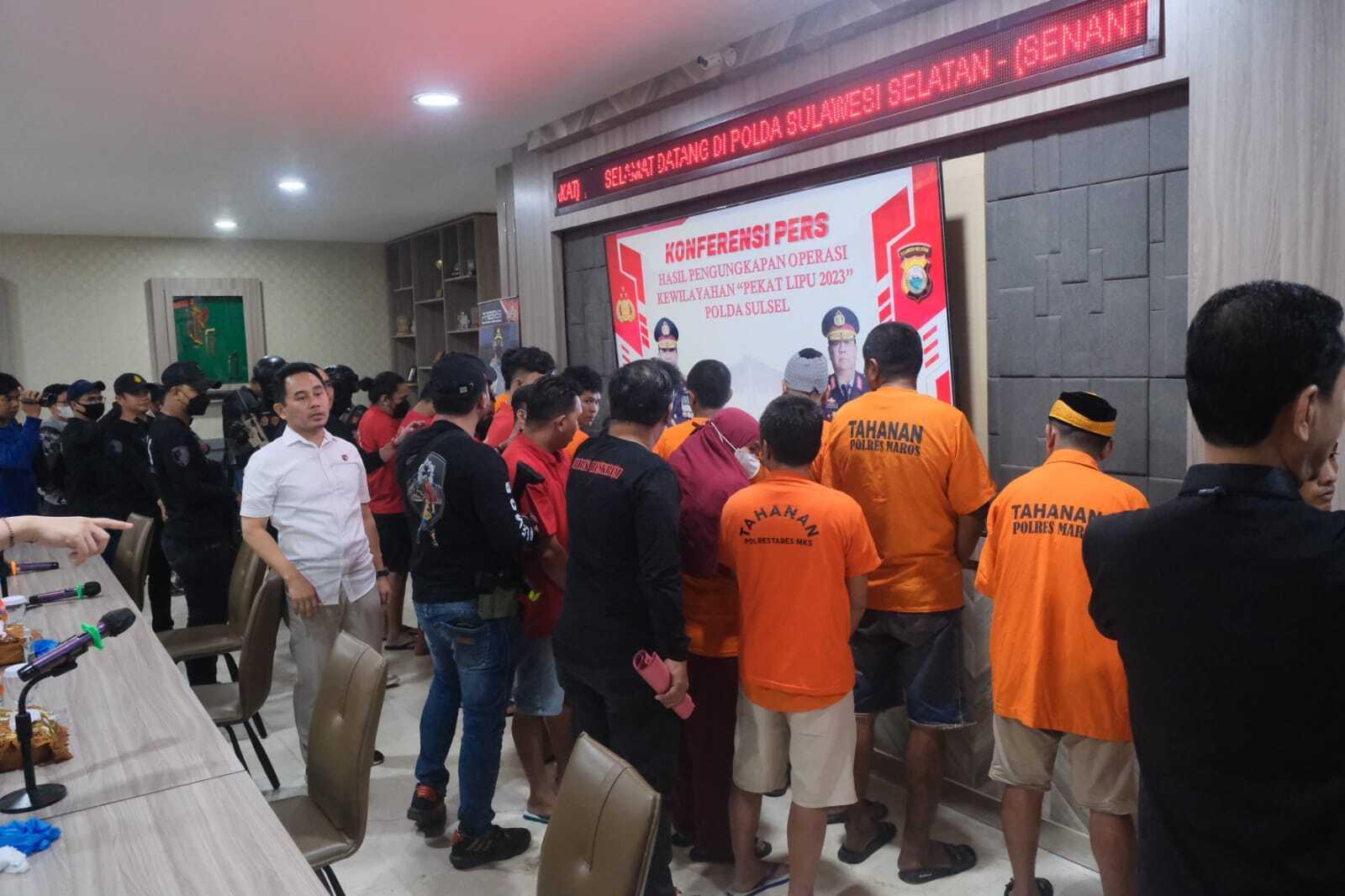 Operasi Kepolisian Pekat Lipu 2023 Berhasil Ungkap Ratusan Kasus