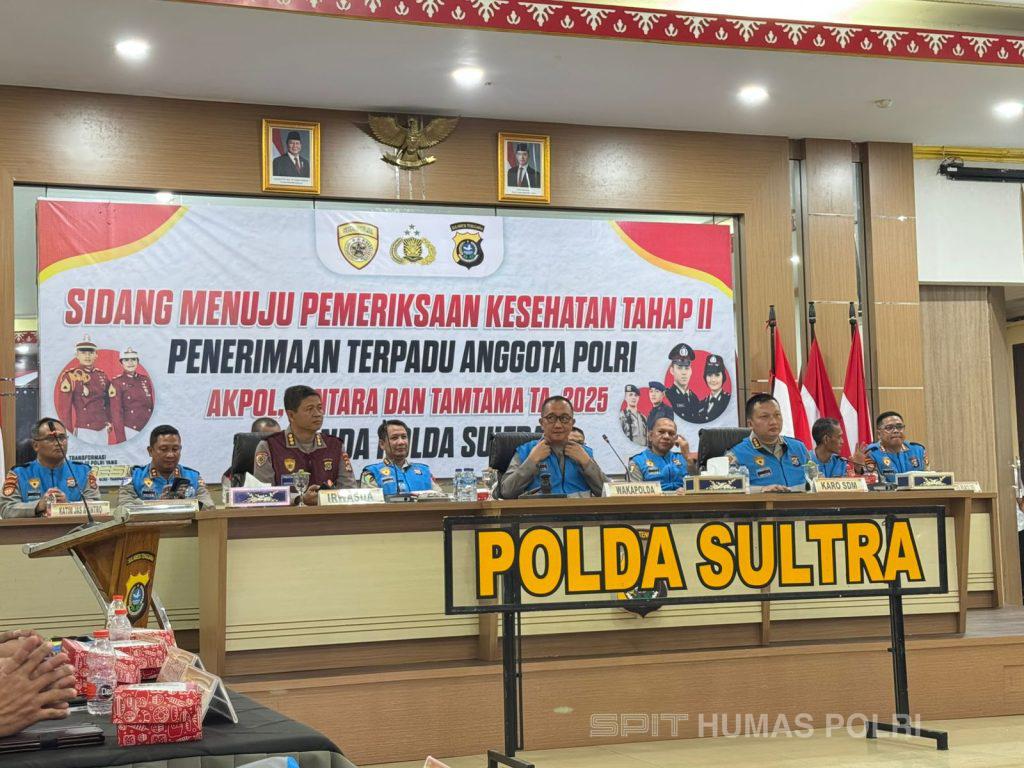 Polda Sultra Gelar Sidang Kelulusan Penerimaan Terpadu Anggota Polri ...